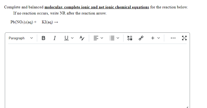 Solved Complete and balanced molecular, complete ionic and | Chegg.com