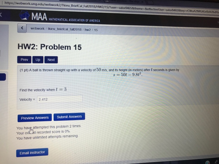 Solved | https:/ /webwork.ung.edu/webwork2/Tkieu BriefCal | Chegg.com