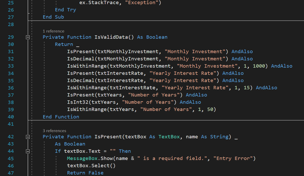Solved using visual basic and visual studio please | Chegg.com