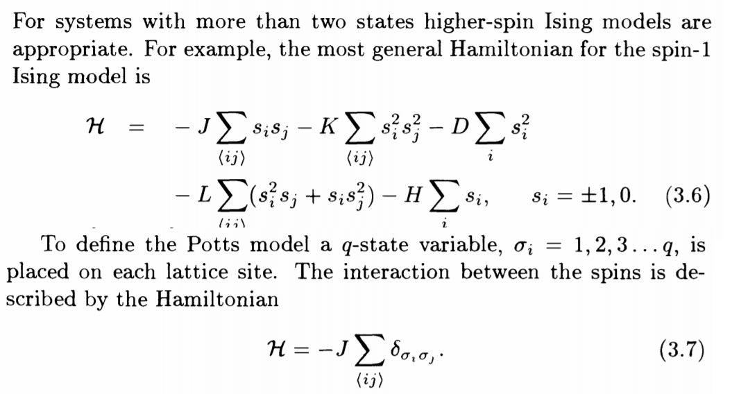Solved 3.2 Show that on the square lattice the spin-1 Ising | Chegg.com