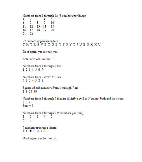 Solved a loops Write a program that prompts for and reads in | Chegg.com