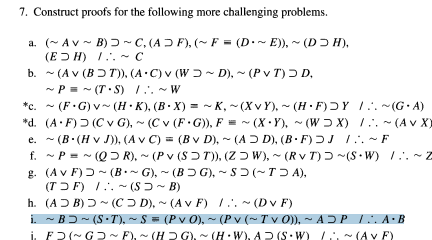 Solved 7. Construct proofs for the following more | Chegg.com