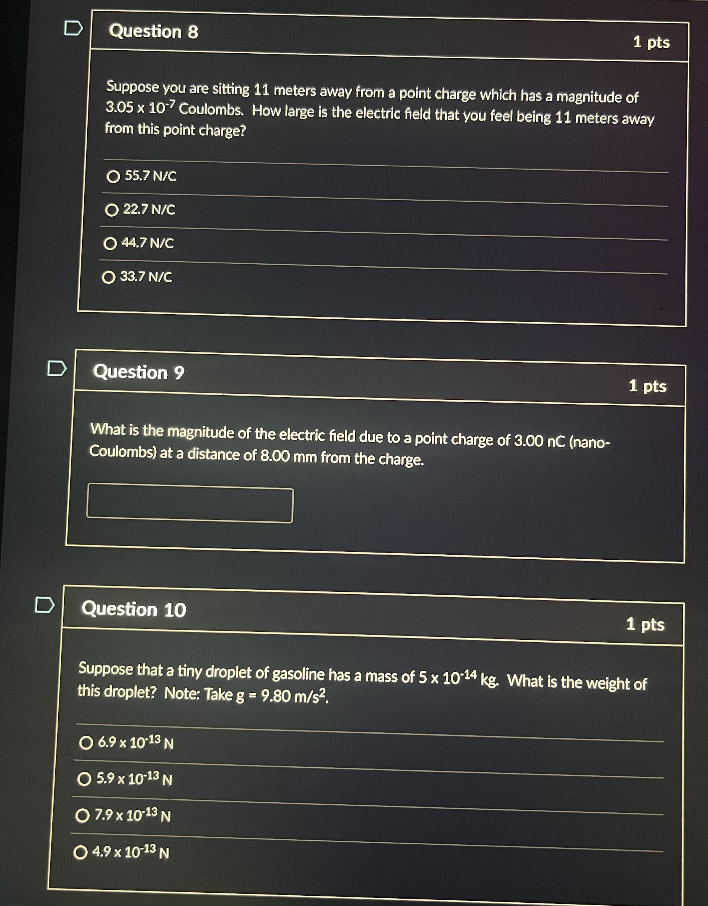 Solved 1 pts Suppose you are sitting 11 meters away from a | Chegg.com