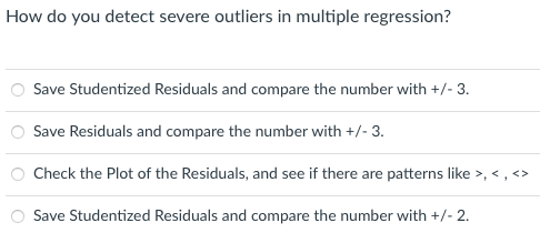 Solved How do you detect severe outliers in multiple | Chegg.com