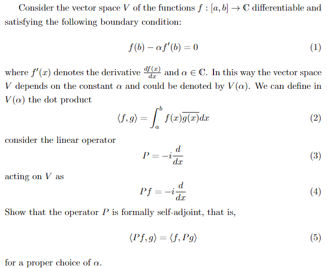 Consider the vector space V of the functions | Chegg.com