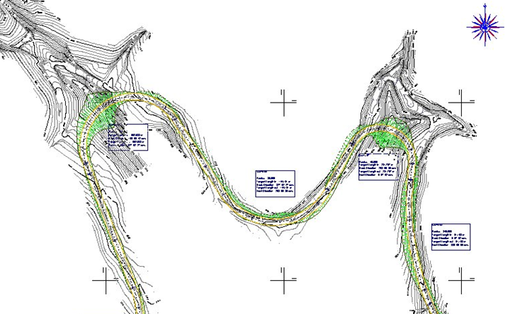 Solved CASE STUDYUsing the topographic map below), design | Chegg.com