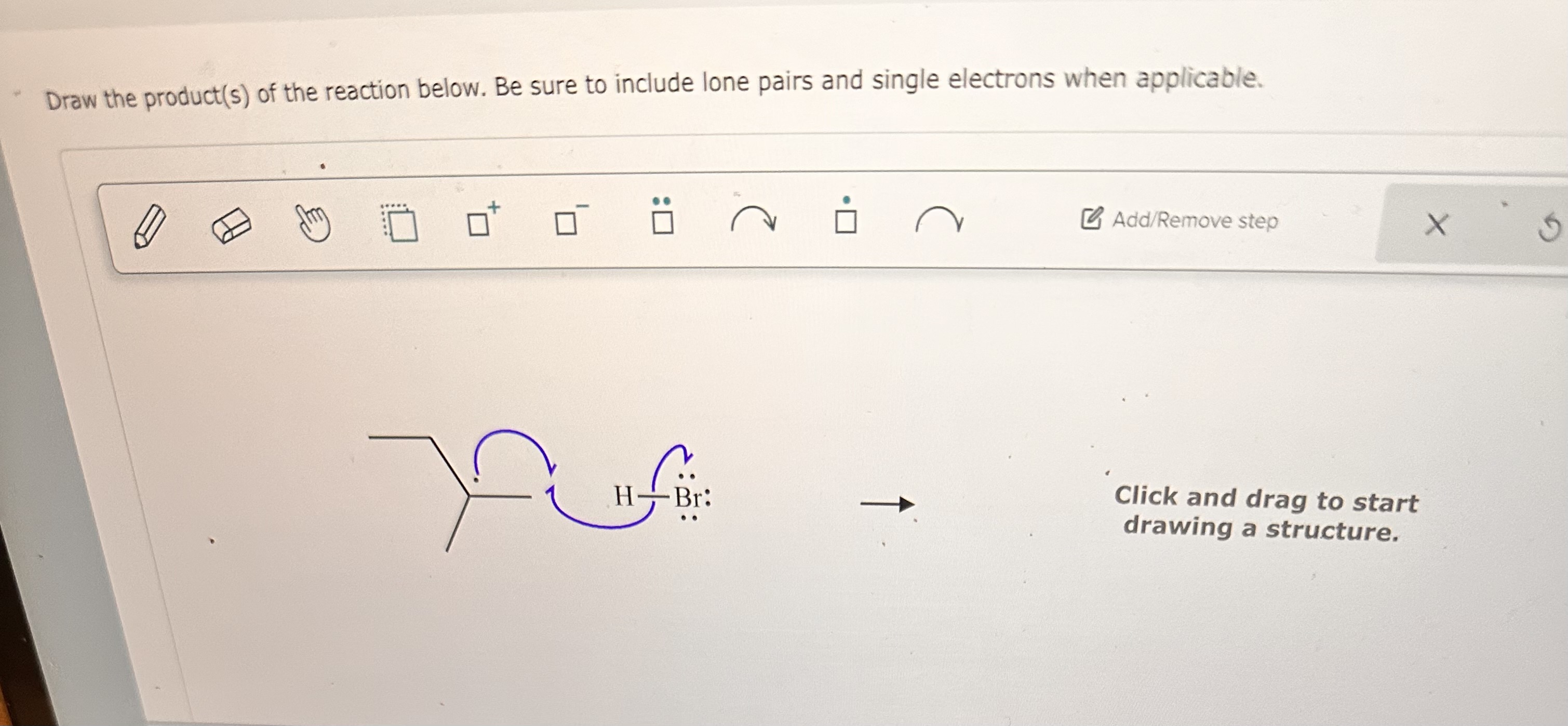 Solved Draw the product(s) of the reaction below. Be sure to | Chegg.com