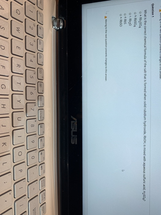 Solved what is the correct formula of the salt that is | Chegg.com