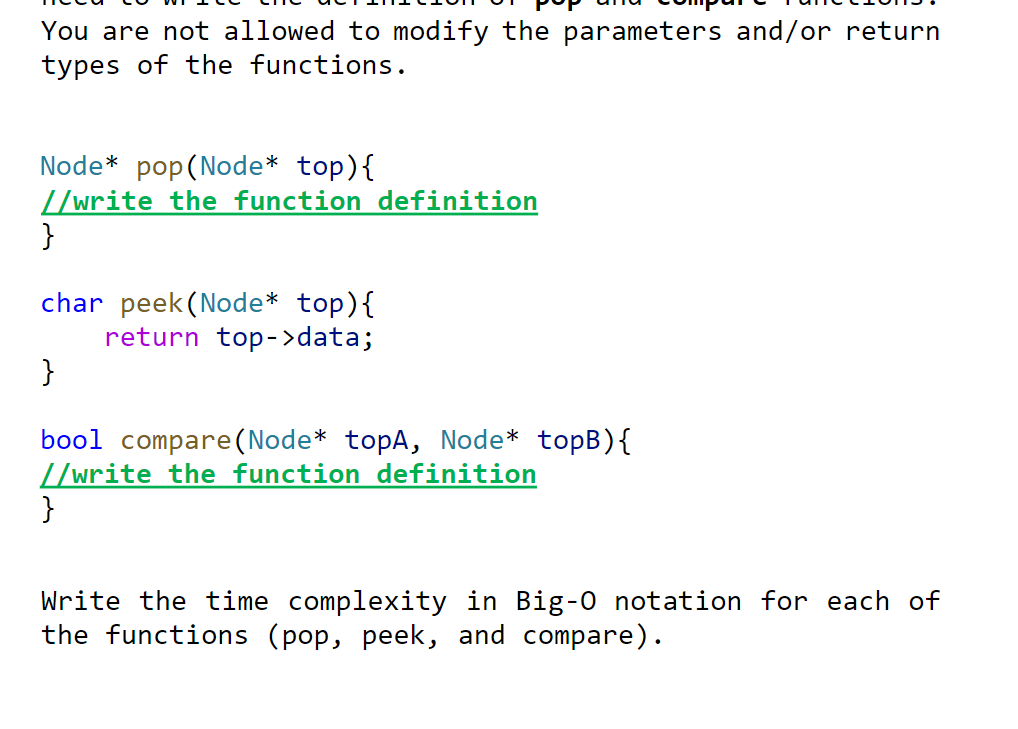 Solved [3+6+3 points] Suppose a node of a linked list is | Chegg.com
