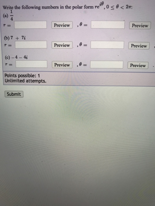 Solved Evaluate and write your answer in a + bi form. [4(cos | Chegg.com