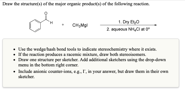 Solved Draw the structure(s) of the major organic product(s) | Chegg.com