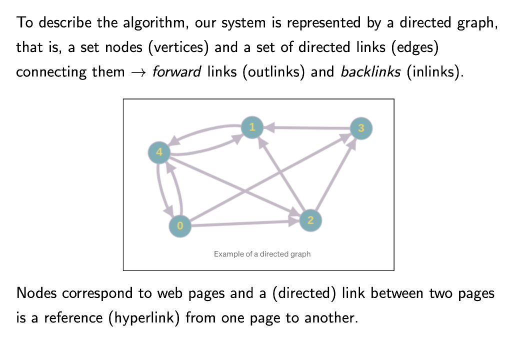 Question 2 (20 points): PageRank computation Consider | Chegg.com Question 2 (20 points): PageRank computation Consider | Chegg.com