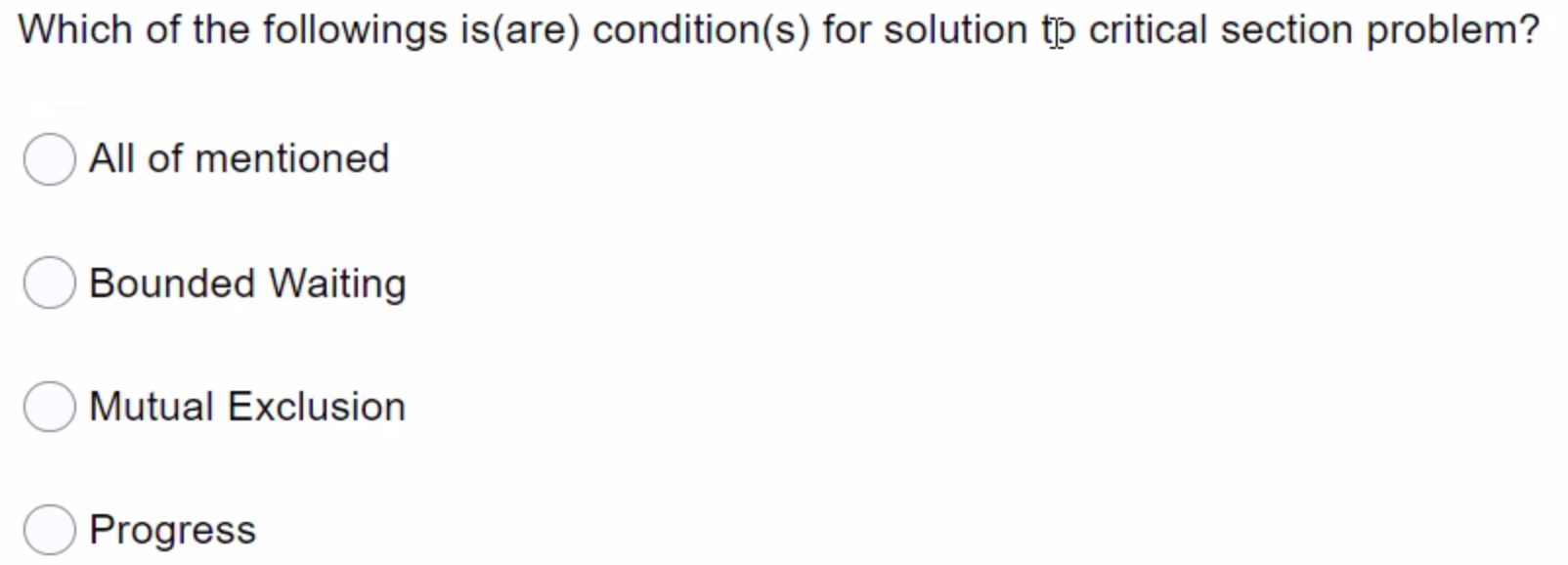 Solved Which of the followings is(are) condition(s) for | Chegg.com
