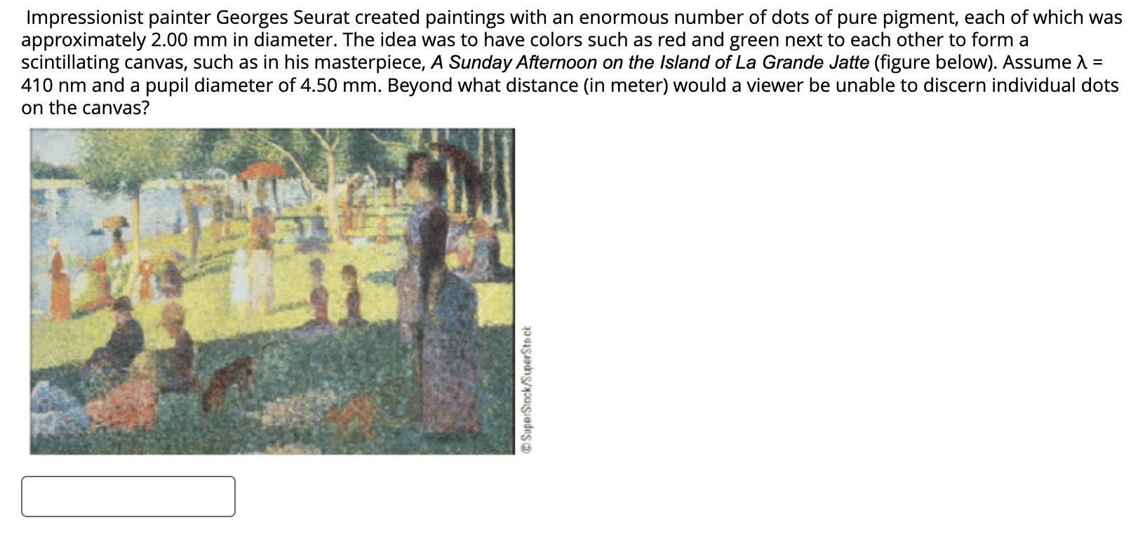 Solved Impressionist painter Georges Seurat created | Chegg.com