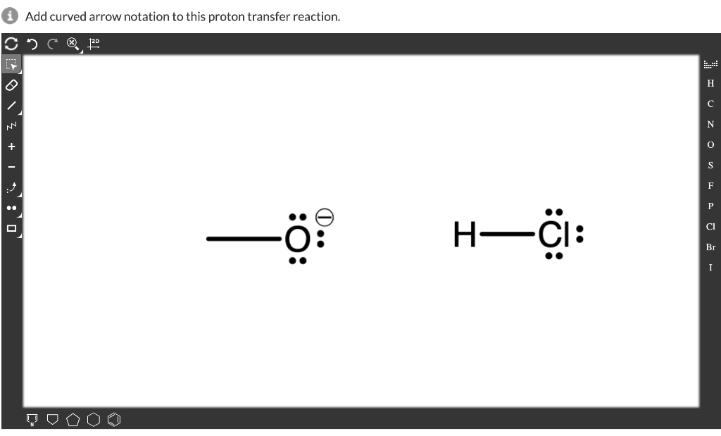 Solved Add the curved arrow notation to this proton transfer | Chegg.com