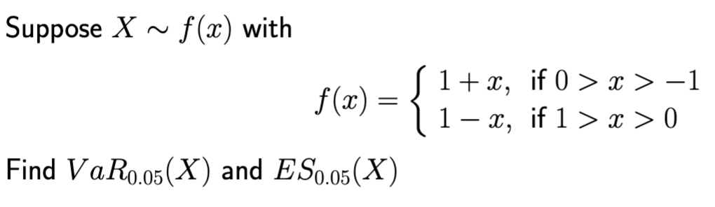 Solved Value-at-Risk (VaR) is a measure of the risk of loss | Chegg.com