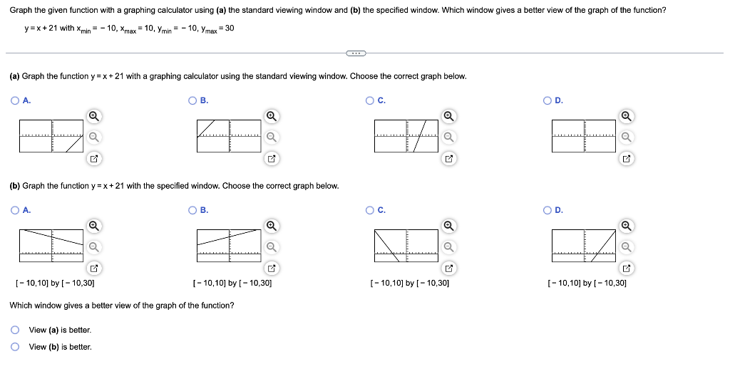 Solved Graph the given function with a graphing calculator | Chegg.com