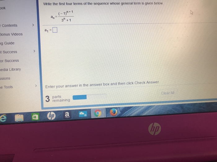 Solved Write the first four terms of the sequence whose | Chegg.com