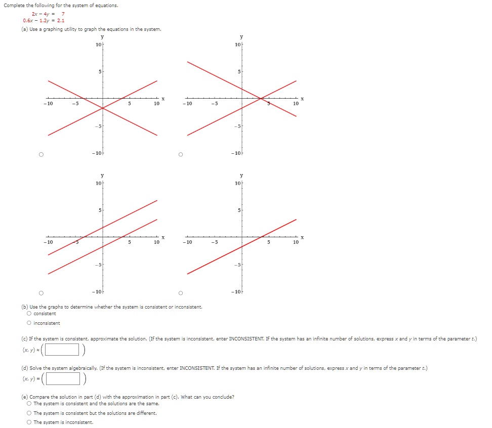 Solved Complete the following for the system of | Chegg.com