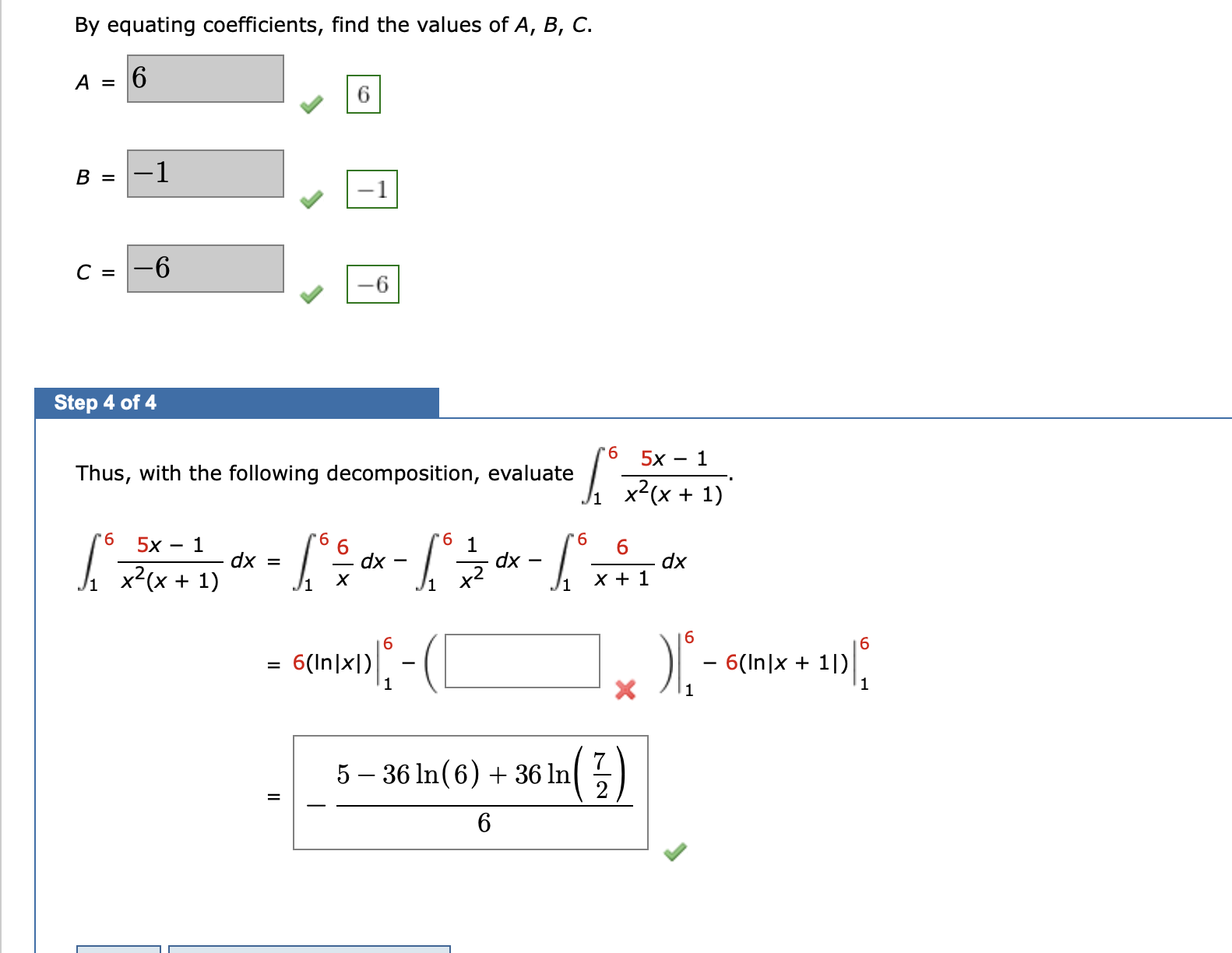 Solved By equating coefficients, find the values of | Chegg.com