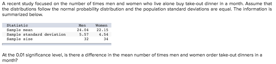 Solved A) State the decision rule for 0.01 | Chegg.com