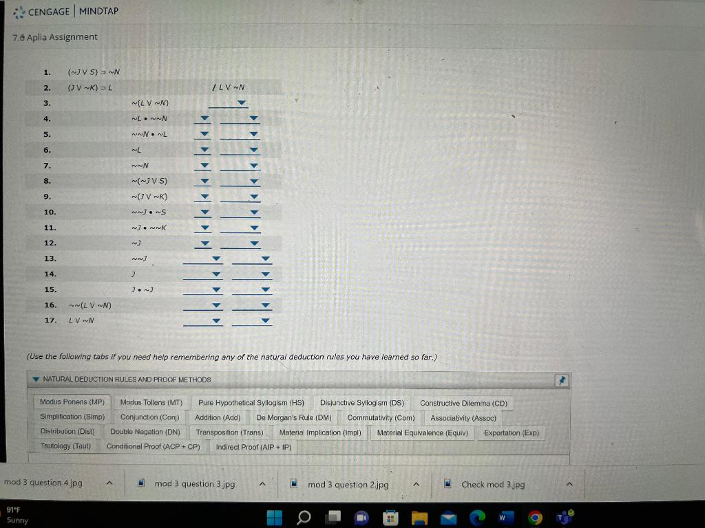 Solved To use the indirect proof method, begin by | Chegg.com