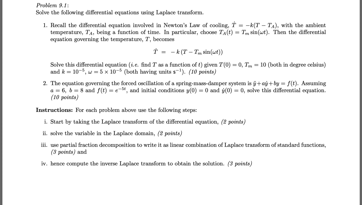 Solved Solve Part 2 using given steps at bottom:Problem 9.1: | Chegg.com