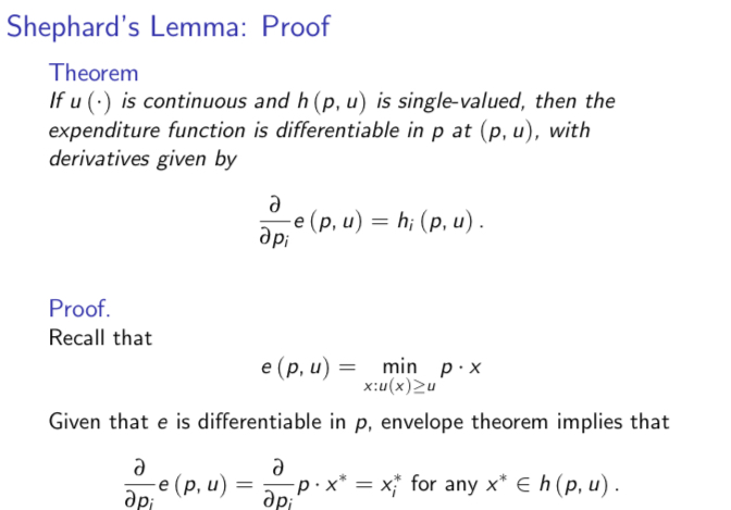 Solved prove that theorem shephard's Lemma: ProofTheoremIf | Chegg.com