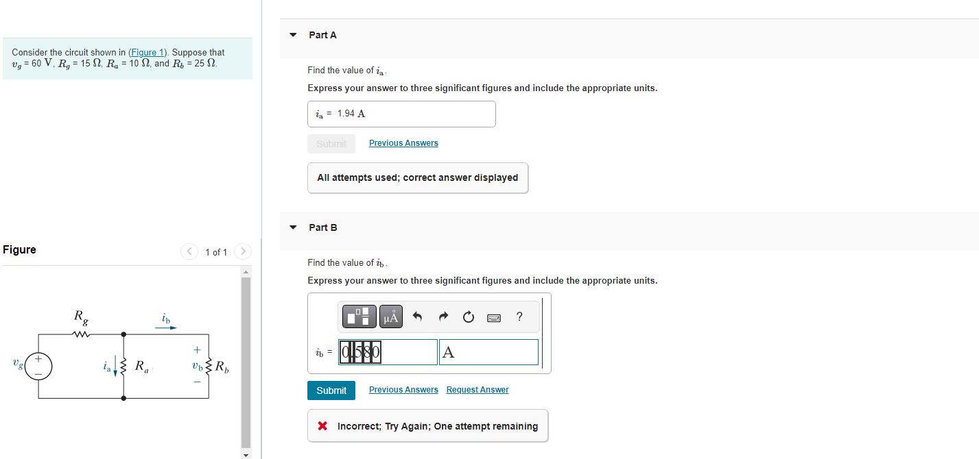 Solved Consider the circuit shown in (Figure 1). Suppose | Chegg.com