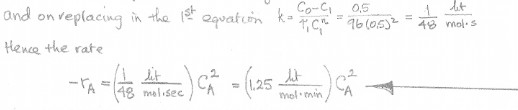 Solved 6.15. The kinetics of the aqueous-phase decomposition | Chegg.com