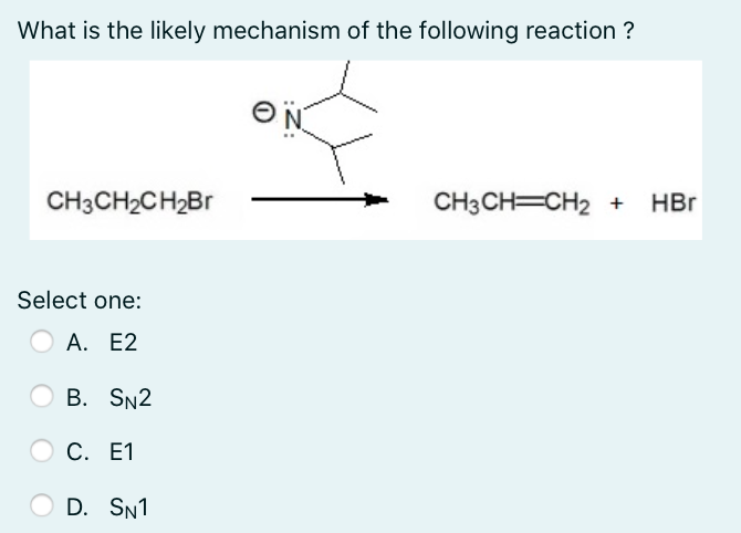 Solved What is the likely mechanism of the following | Chegg.com