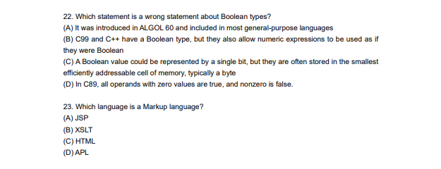 Solved 22. Which statement is a wrong statement about | Chegg.com