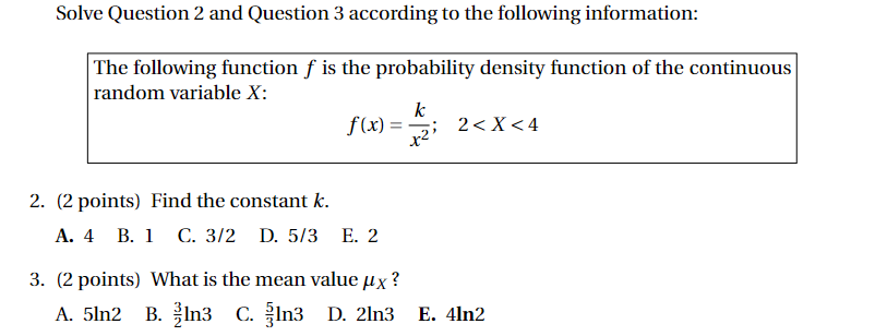 Solved Solve Question 2 and Question 3 according to the | Chegg.com