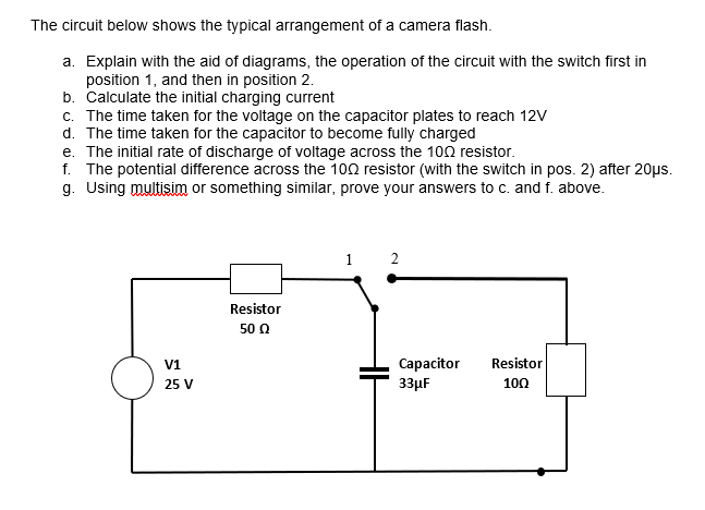 Solved The circuit below shows the typical arrangement of a | Chegg.com
