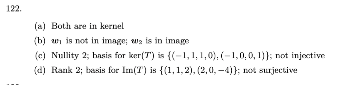 Solved Kernel, Image, Rank and Nullity. Consider the linear | Chegg.com