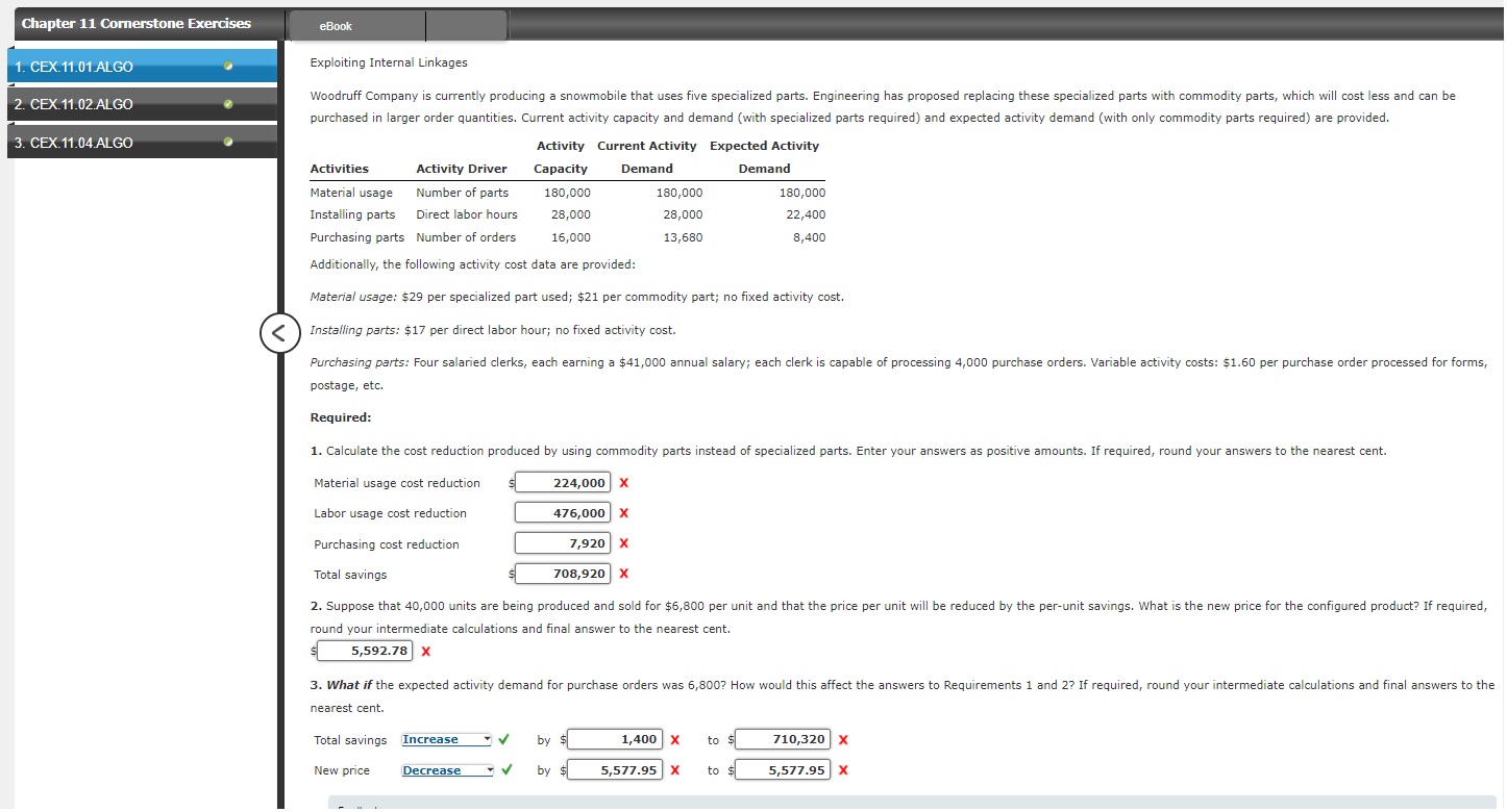 Solved Exploiting Internal Linkages Additionally, the | Chegg.com