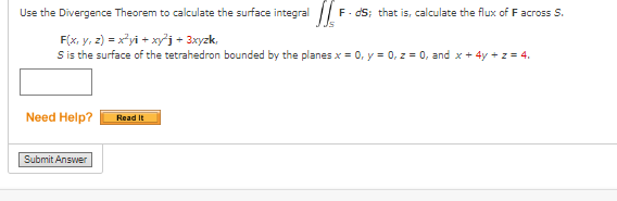 [solved] Use The Divergence Theorem To Calculate The Surfac
