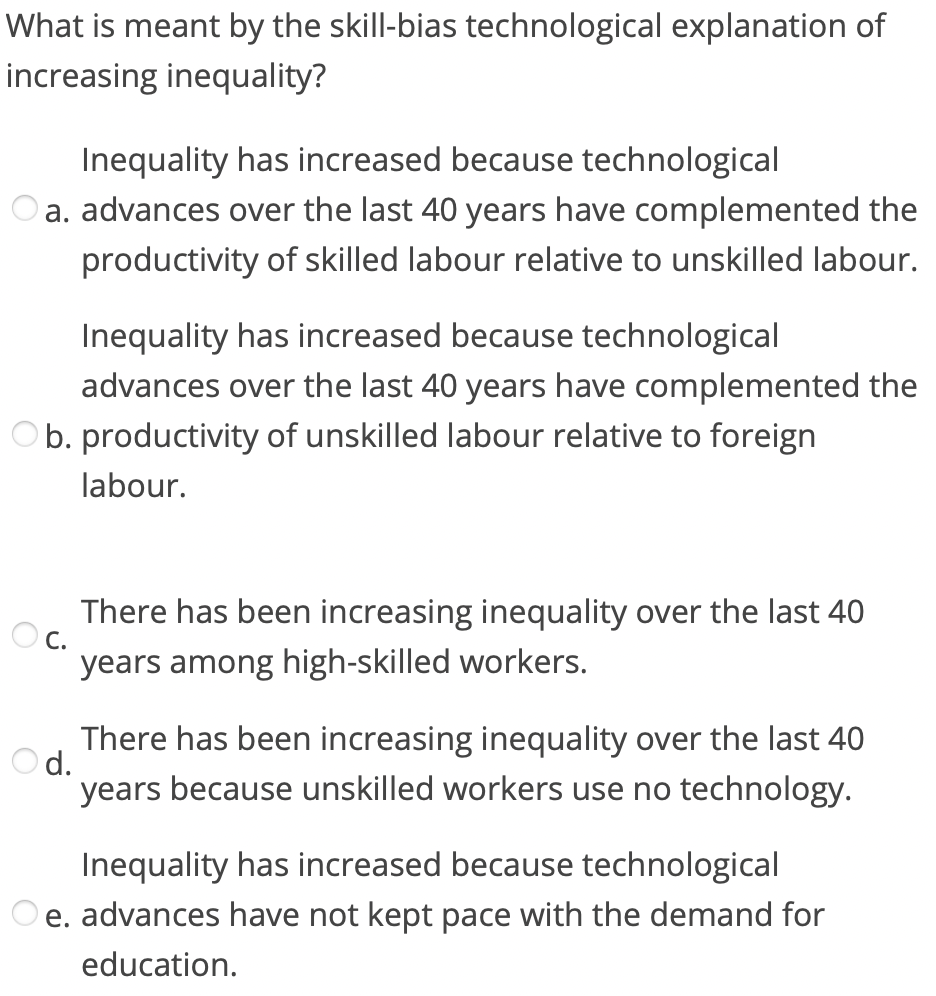 Solved Which of the following could best explain why many | Chegg.com
