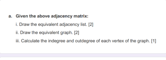 Solved Topic : Data Structures- Graphs: in | Chegg.com