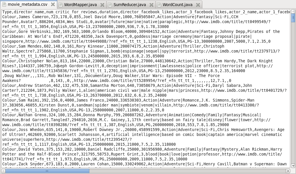 Solved Write a MapReduce program to find the count of genres | Chegg.com