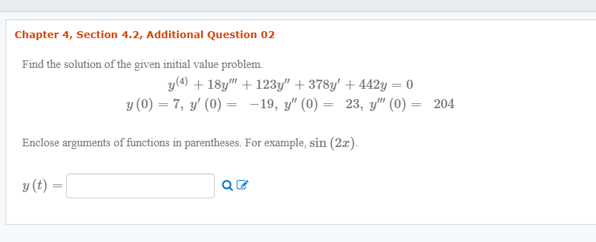 Solved Chapter 4, Section 4.2, Additional Question 02 Find | Chegg.com