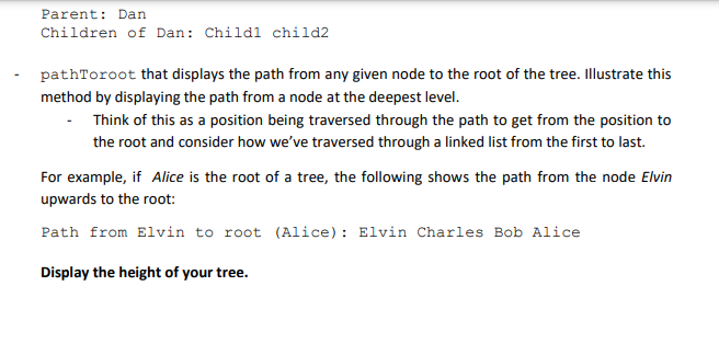 Solved 1. Create a class called LinkedBinaryTree that | Chegg.com