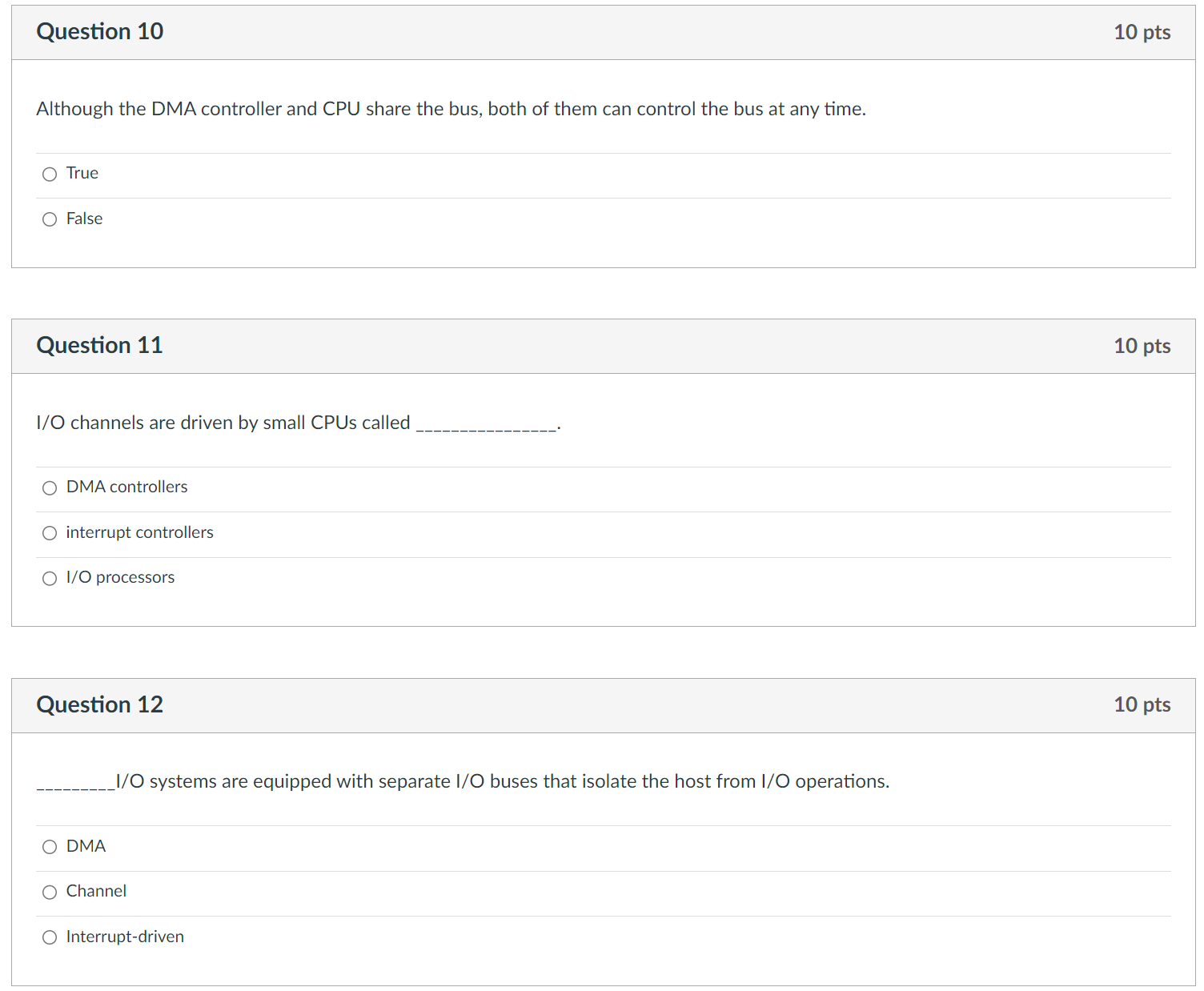 Solved Although the DMA controller and CPU share the bus, | Chegg.com