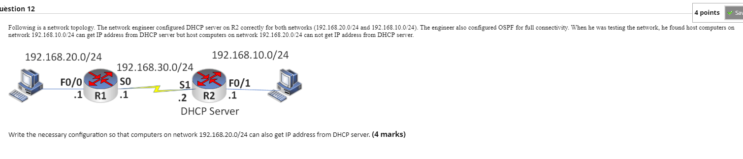 Question 18 17. Following figure shows a network | Chegg.com