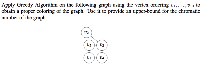 Solved Apply Greedy Algorithm on the following graph using | Chegg.com