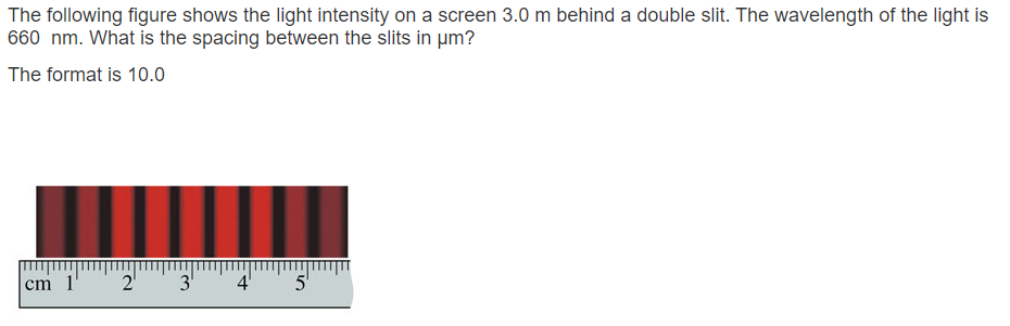 Solved The following figure shows the light intensity on a | Chegg.com