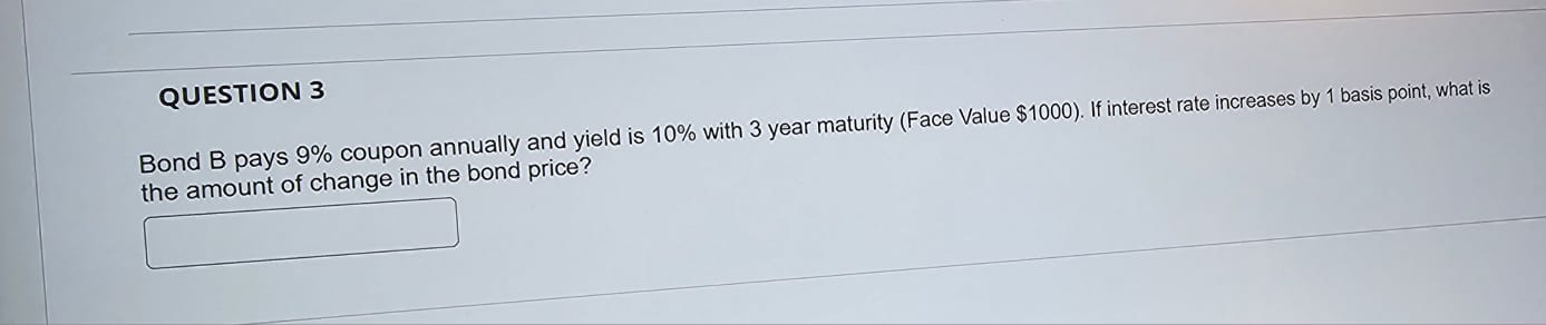 Question 3b\\nPlease help me to solve this finance | Chegg.com