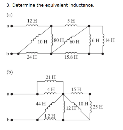 Solved Determine the equivalent inductance. | Chegg.com