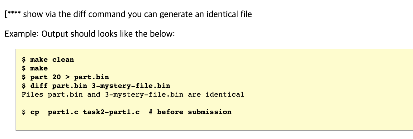 Solved *** Task 2: Generate an identical file to | Chegg.com