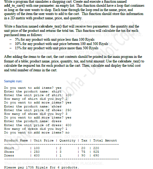 Solved how to code this please ? (using python ) zoom in to | Chegg.com